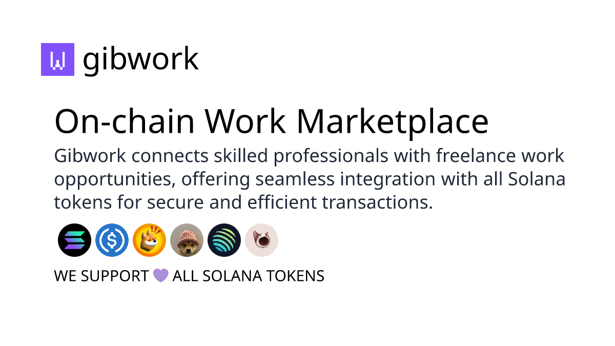 Gibwork - Onchain Work Marketplace